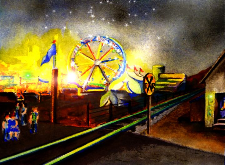 Escape - American Artist & Author Kris Courtney - Paintings & Prints ...