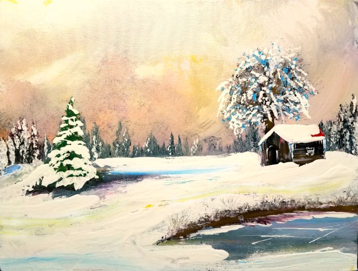 Blizzard - American Artist & Author Kris Courtney - Paintings & Prints ...