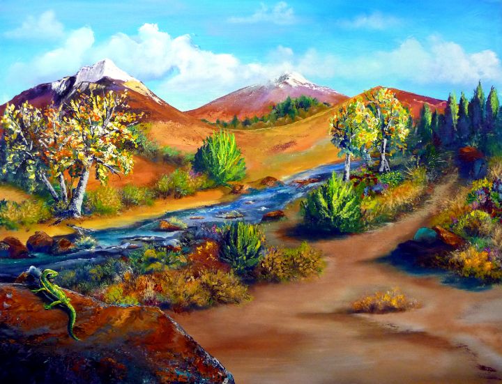 High Desert - American Artist & Author Kris Courtney - Paintings ...