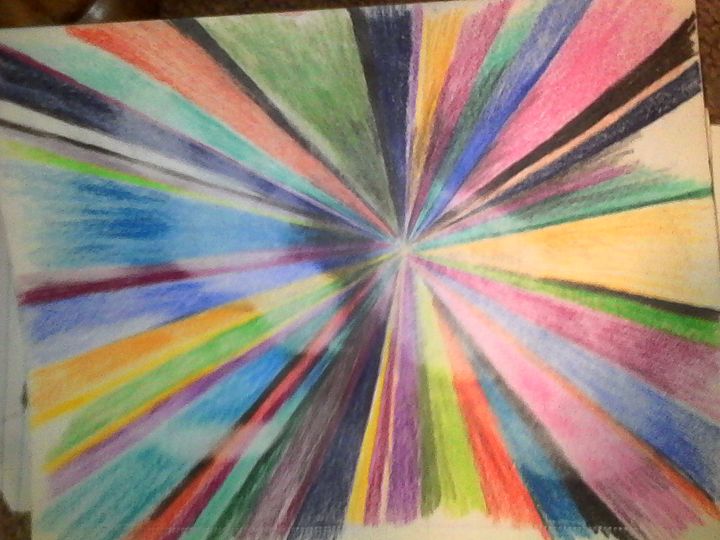 Burst - klrose - Drawings & Illustration, Abstract, Color - ArtPal