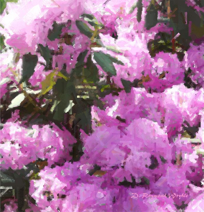 Spring Composition 2 - D. Raymond-Wryhte - Digital Art & AI, Abstract ...