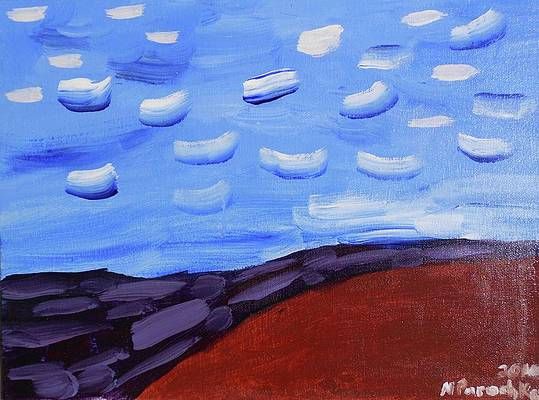 Purple River - Art by Natalee Parochka - Paintings & Prints, Landscapes ...