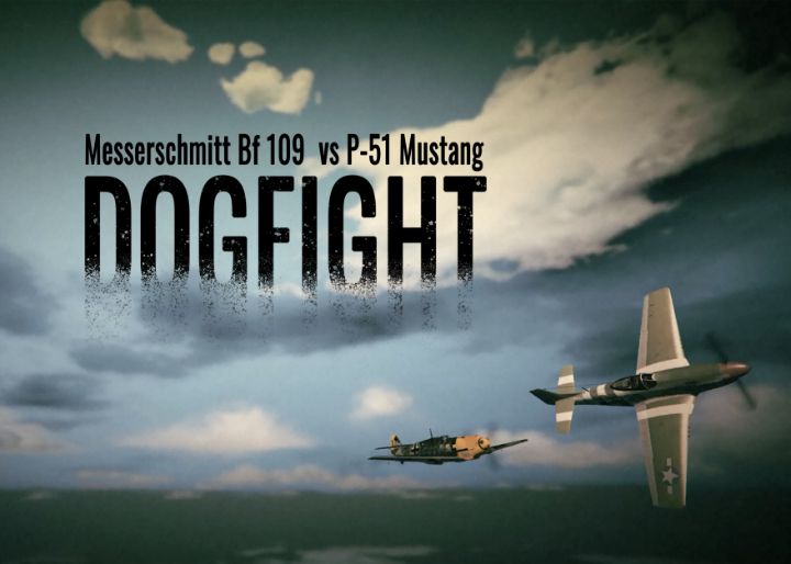 BF109 vs P-51 Dogfight Title - moxlo - Digital Art & AI, Vehicles ...
