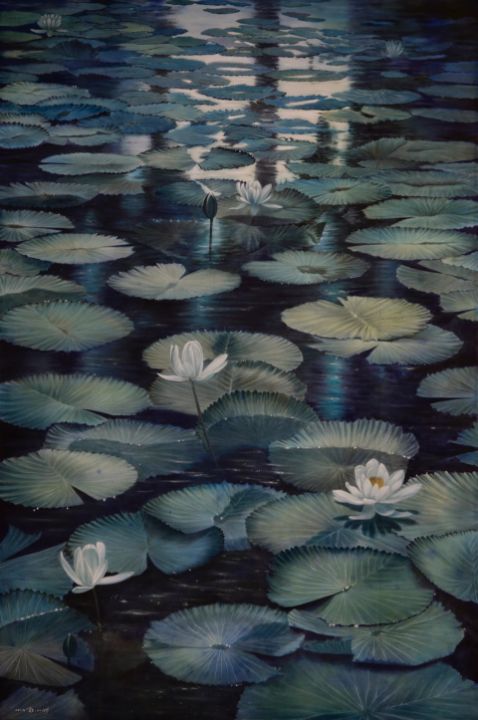 出水芙蓉 Plain Beauty - Kuo, Hsin-i 郭心漪 - Paintings & Prints, Landscapes ...