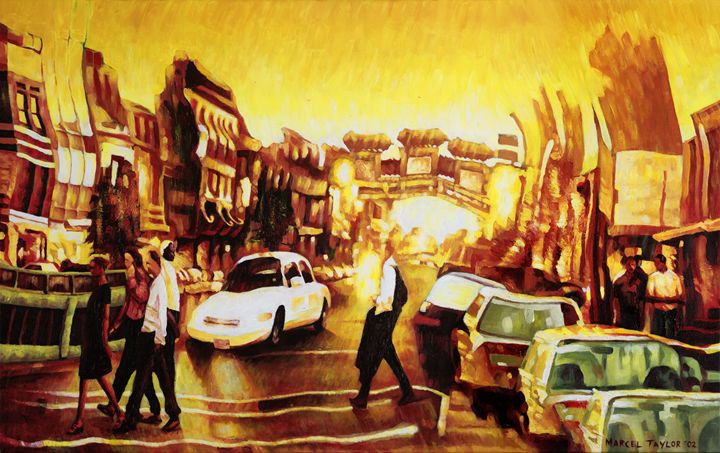 Chinatown - City Lights by Marcel Taylor - Paintings & Prints, Places ...