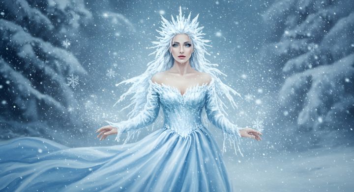 Eternal Winter - Modern Canvas - Drawings & Illustration, People ...