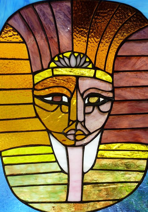 Tut-Yin-Yang - Aldina Rubino - Glass, Stained Glass - ArtPal