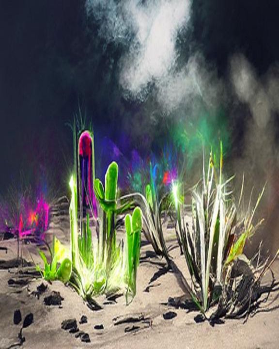 Neon Cactus - Latifahafital Designs - Digital Art, Landscapes & Nature ...