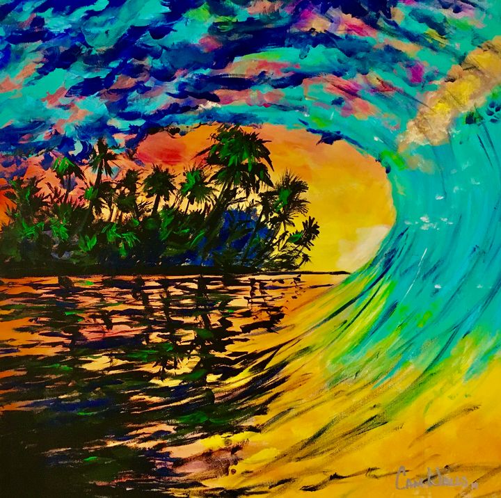 Wave Barrel Painting