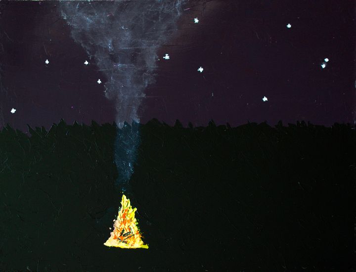 A Night Forest - Alex Kuleshov - Paintings & Prints, Landscapes ...