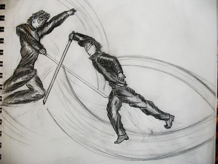 dynamic battle - Tony Friedman - Drawings & Illustration, Fantasy ...