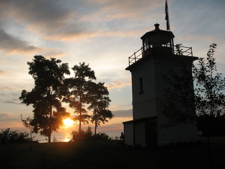 Fiery Sunset, Goderich Lighthouse - Nina La Marca Artistic Photography ...