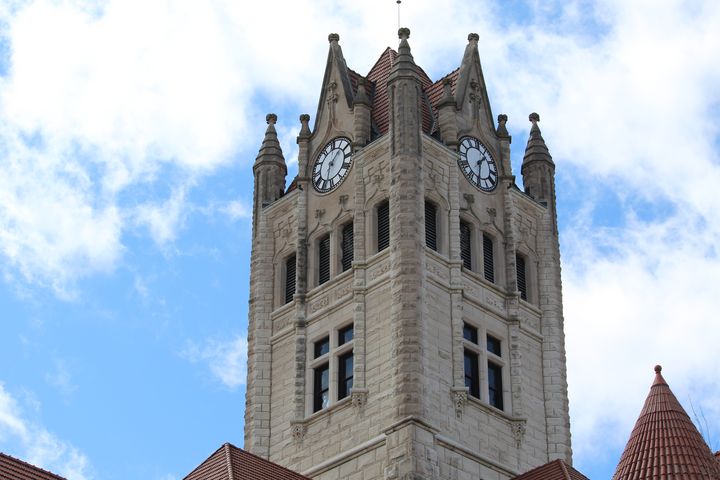 Romanesque Revival Clock Tower - Nina La Marca Artistic Photography ...