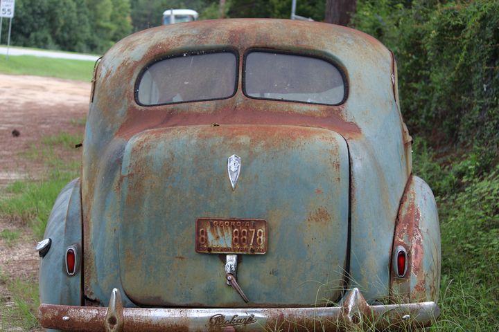 Abandoned Rusty Classic Packard - Nina La Marca Artistic Photography ...