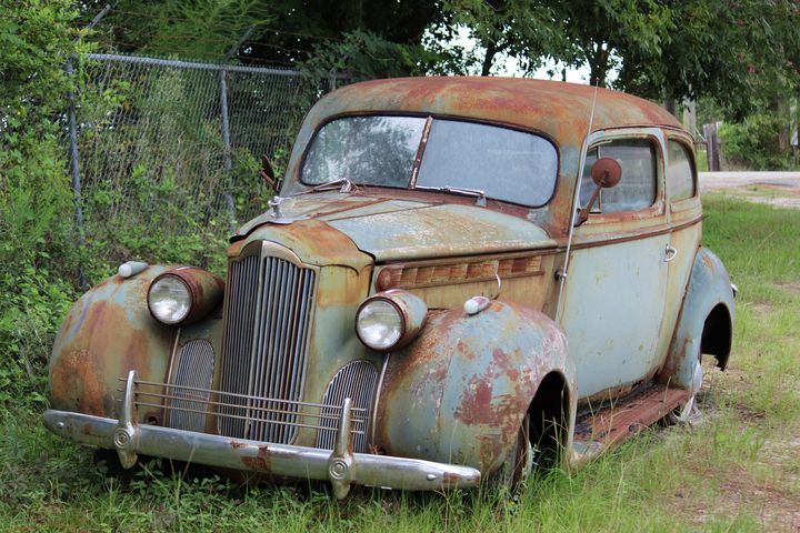 1950's Rusty Packard from Detroit - Nina La Marca Artistic Photography ...