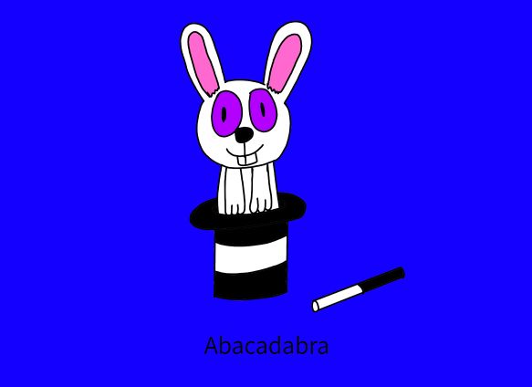 Abacadabra Rabbit - Samantha's art designs - Drawings & Illustration ...