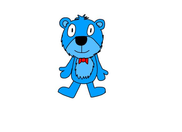 Male Blue Bear - Samantha's art designs - Drawings & Illustration ...