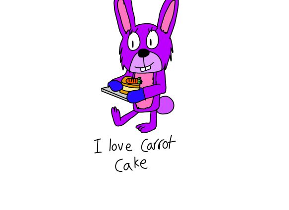 I love Carrot Cake - Samantha's art designs - Drawings & Illustration ...