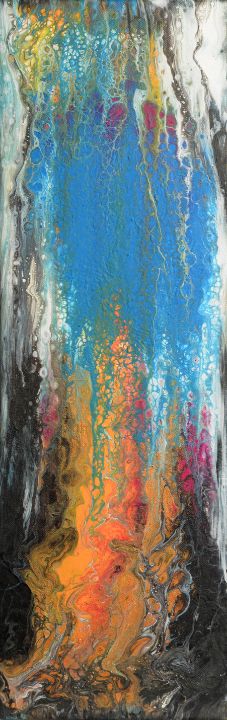 Kurtyna 3 - Jacek Rutkowski - Paintings & Prints, Abstract, Other ...