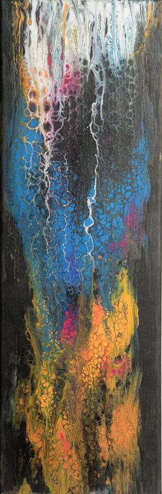 Kurtyna 2 - Jacek Rutkowski - Paintings & Prints, Abstract, Other ...