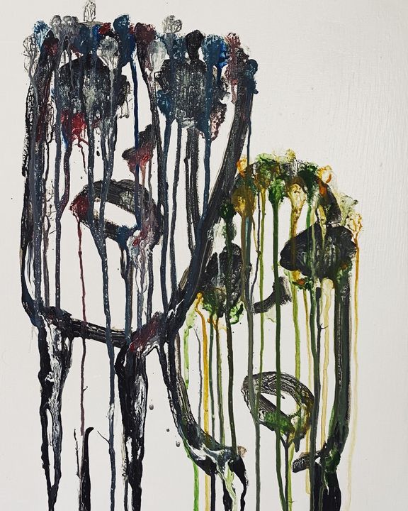 Danger and purity - Alfie Sharp Art - Paintings & Prints, Abstract ...