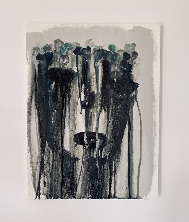 Moody - Alfie Sharp Art - Paintings & Prints, Abstract, Figurative - ArtPal