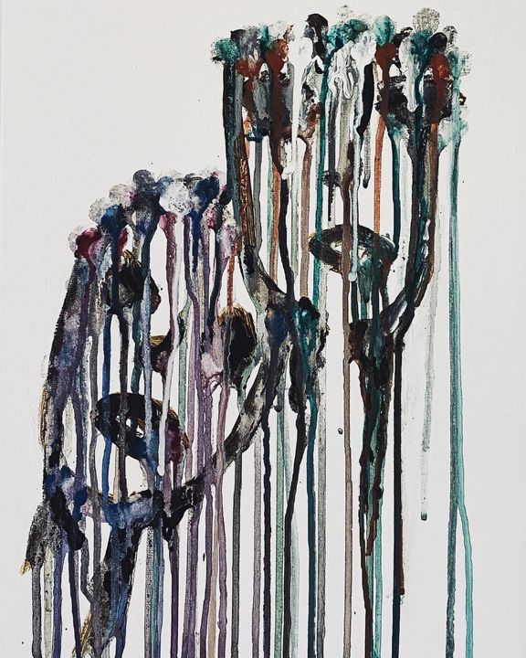 Good and bad - Alfie Sharp Art - Paintings & Prints, Abstract ...