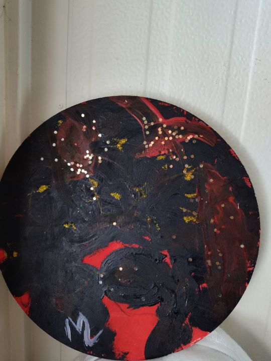Glamour in the dark - Milli Millions - Paintings & Prints, Abstract ...