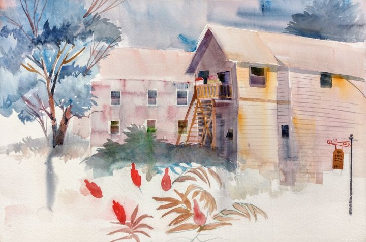 ROOSTER INN RETAURANT. - SUNDBERG - REGELMAN - Paintings & Prints ...