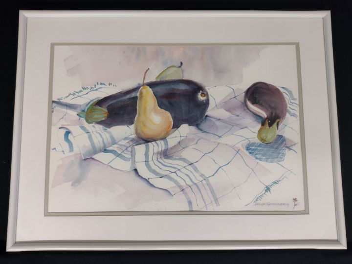 EGGPLANT and PEARLS. - SUNDBERG - REGELMAN - Paintings & Prints ...