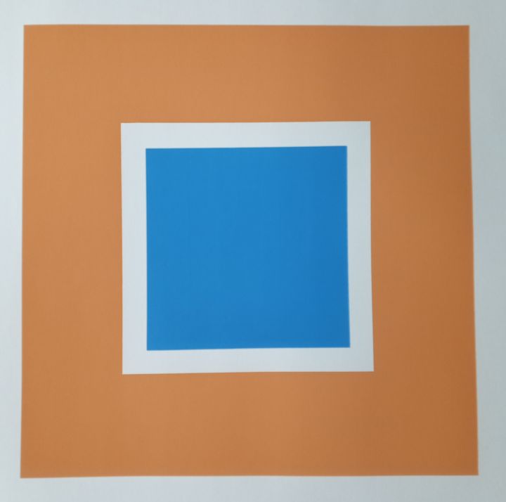 BLUE SQUARES #1. - SUNDBERG - REGELMAN - Paintings & Prints, Abstract ...
