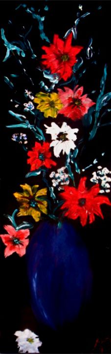 Mother’s Flowers - Anna Broome Room - Paintings & Prints, Flowers, Plants, & Trees, Flowers ...