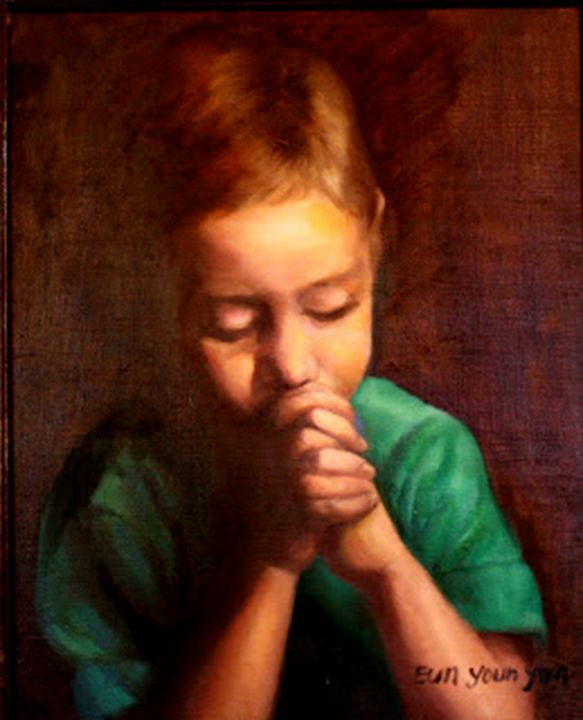 pray boy - kaagallery - Paintings & Prints, People & Figures, Portraits ...