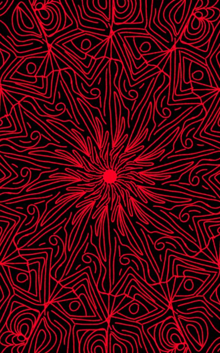 Red - Shady Art - Paintings & Prints, Abstract, Color - ArtPal