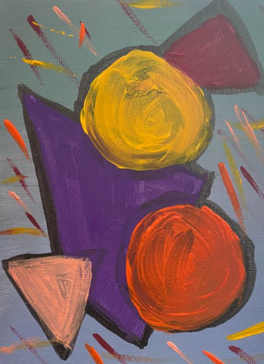 Shapes - Art Therapy Heals - Paintings & Prints, Abstract, Geometric ...