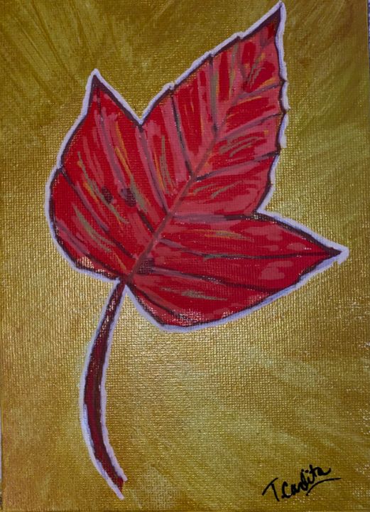 Fall Leaf - Art Therapy Heals - Paintings & Prints, Flowers, Plants ...