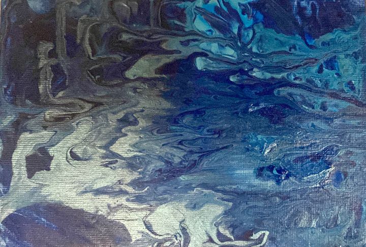 Shades of Blue - Art Therapy Heals - Paintings & Prints, Abstract ...