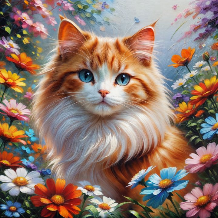 Femme Feline - Anna Burger - Digital Art & AI, Animals, Birds, & Fish ...