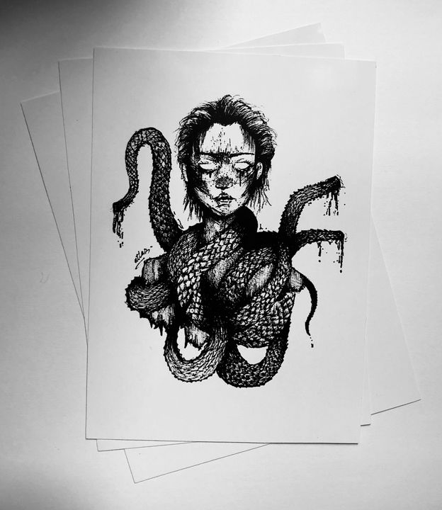 Slither - Arts By Atlas - Paintings & Prints, Fantasy & Mythology ...