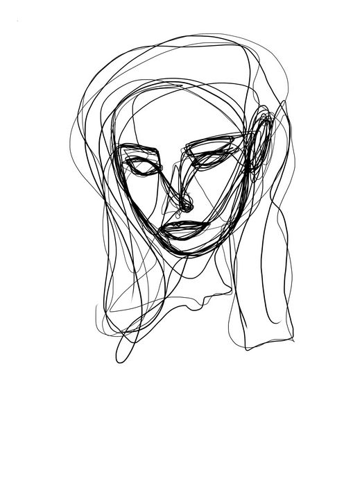 Line Art - Wided.zina.cherif - Drawings & Illustration, Abstract ...