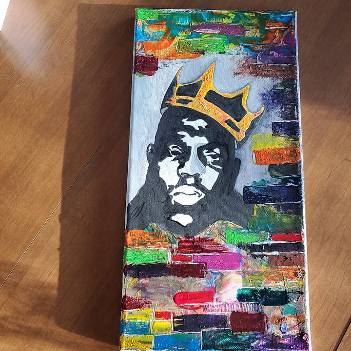 Big Poppa - Sketchy_Acrylics - Paintings & Prints, People & Figures ...