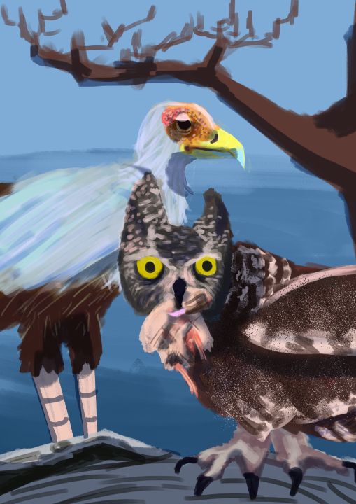 Life goes on - Emillé Opperman - Digital Art & AI, Animals, Birds ...