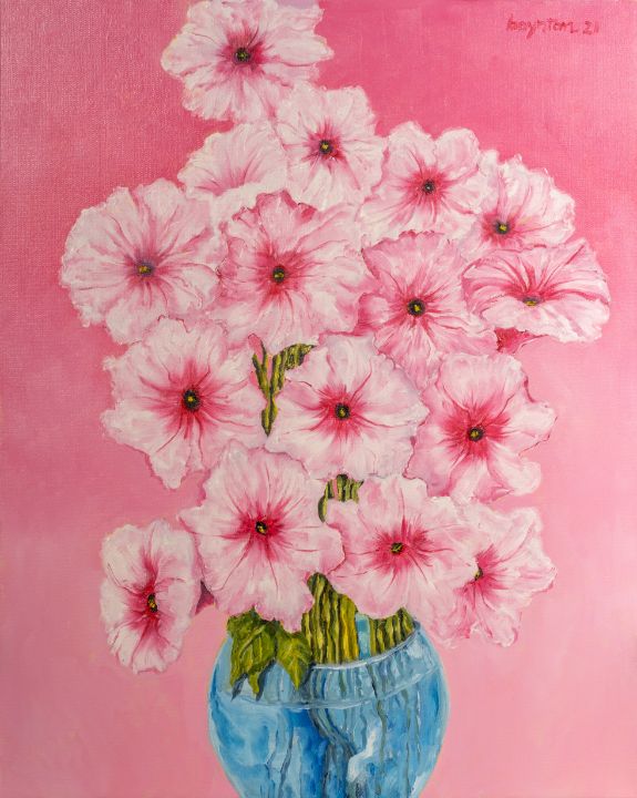 Floral Pink - bill boynton - Paintings & Prints, Flowers, Plants ...
