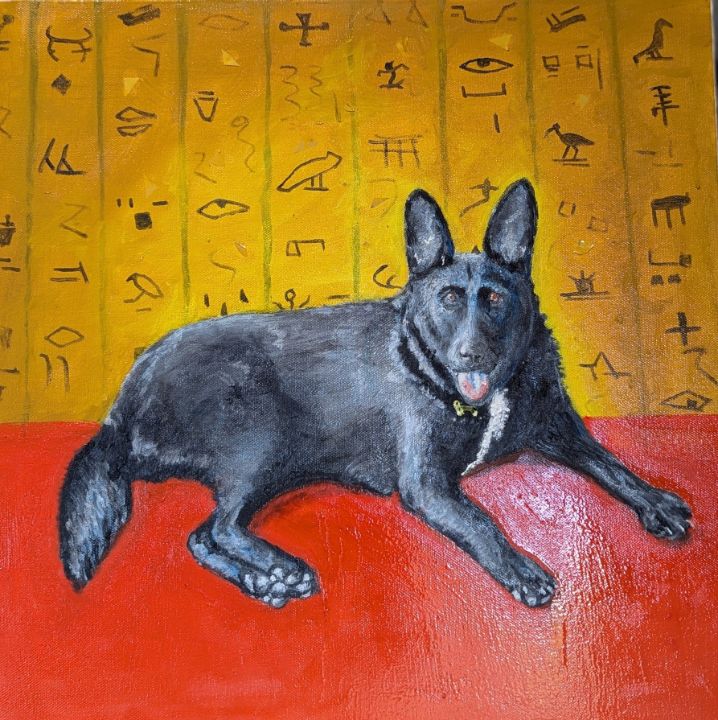 Dog Dream - Markos - Paintings & Prints, Animals, Birds, & Fish, Dogs ...