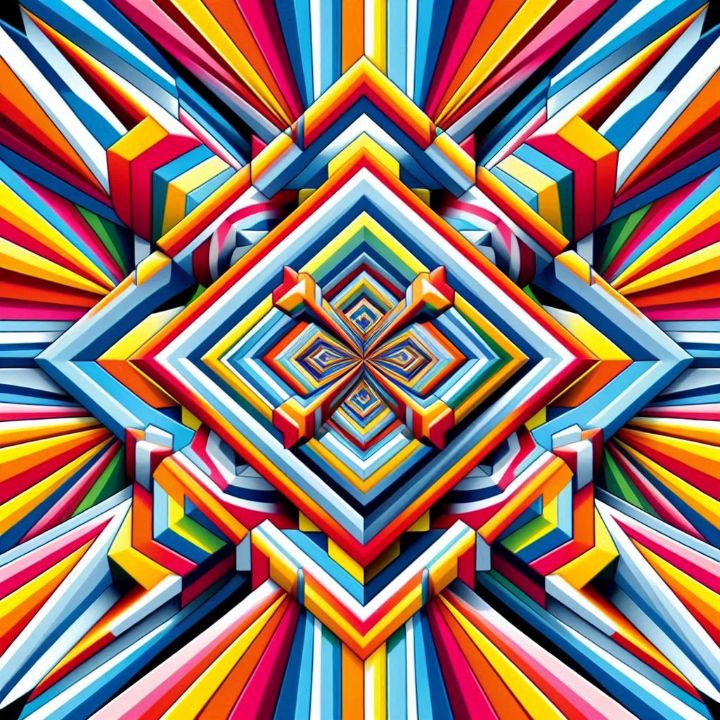 Complex Geometry Pictures - Summerlin Ink. - Paintings & Prints ...