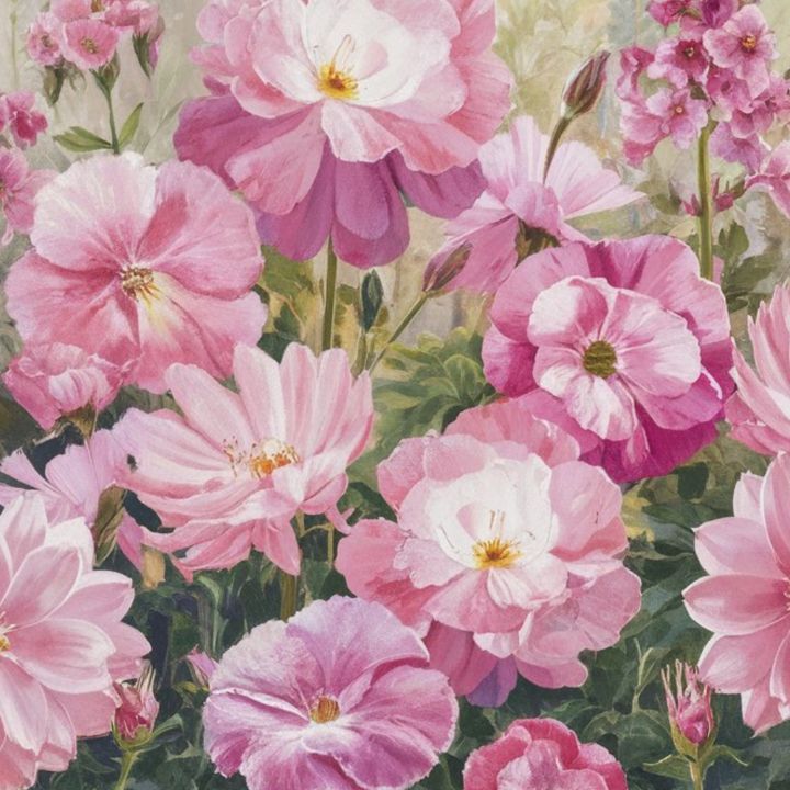 Blossoming Beauty - the Blue sky - Paintings & Prints, Flowers, Plants ...