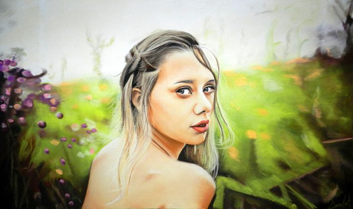 Alishh - Mark Daulat - Paintings & Prints, People & Figures, Portraits ...