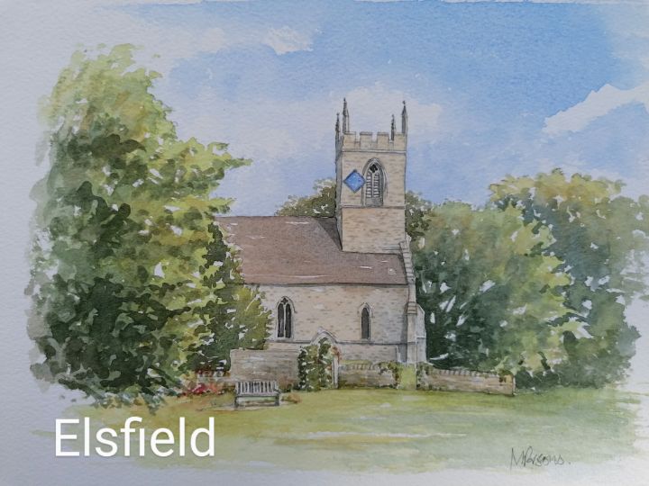 Elsfield (001) - Mike J Parsons - Paintings & Prints, Places & Travel ...