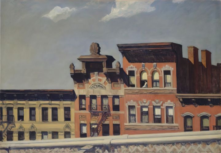 From Williamsburg Bridge - Edward Hopper - Paintings & Prints ...