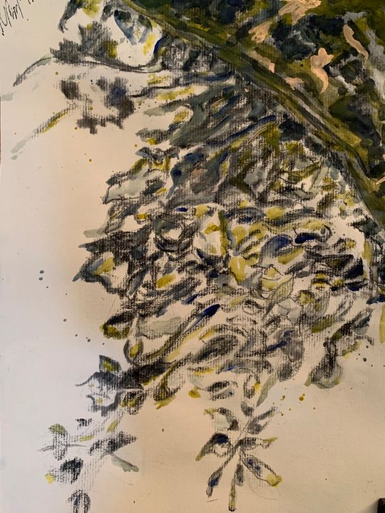 Flowery Night Shadow - Michelle Boyle Art - Paintings & Prints, Flowers ...
